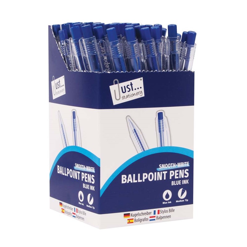 Box of 50 blue ballpoint pens - Spauls Wholesale